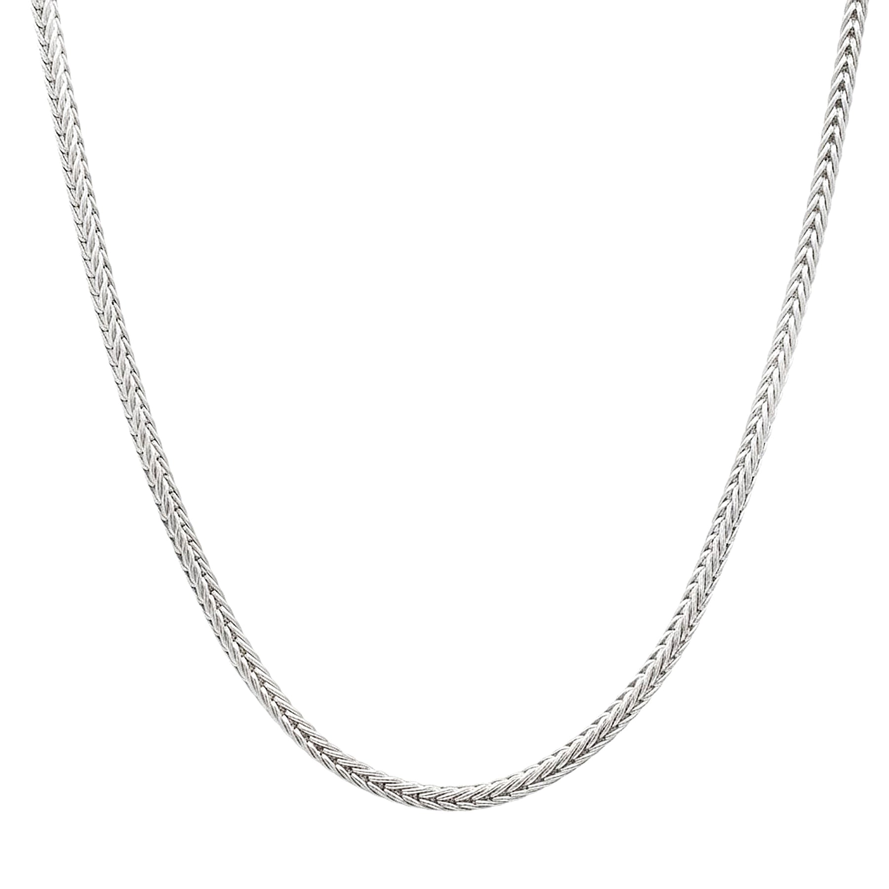 Gems en Vogue 24K Palladium Silver Choice of Length Magnetic Charm Nec