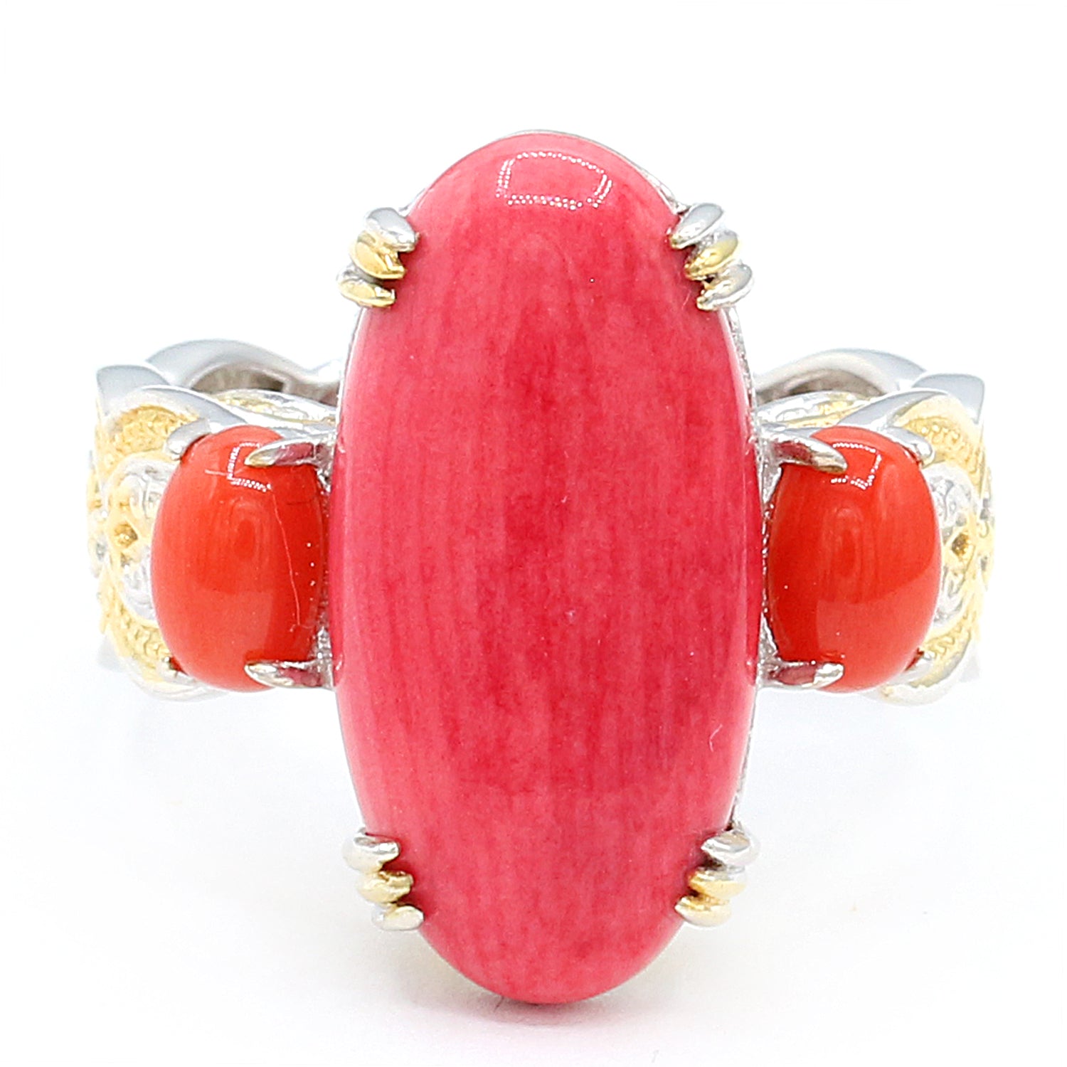 Gems en Vogue Red Coral Ring